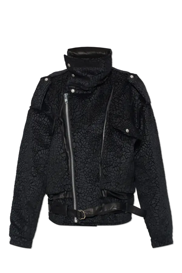 R13 Jacket With Vintage Effect
