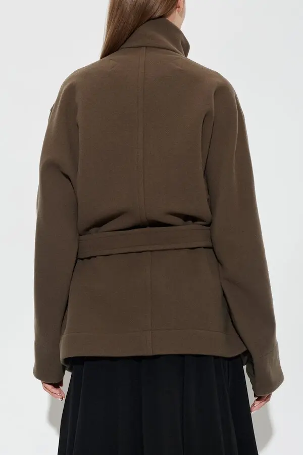 LEMAIRE Short Wool Coat With Belt