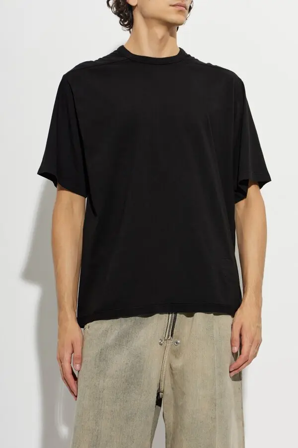 Rick Owens T-shirt With A Decorative Stripe