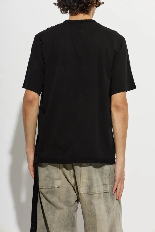 Rick Owens T-shirt With A Decorative Stripe