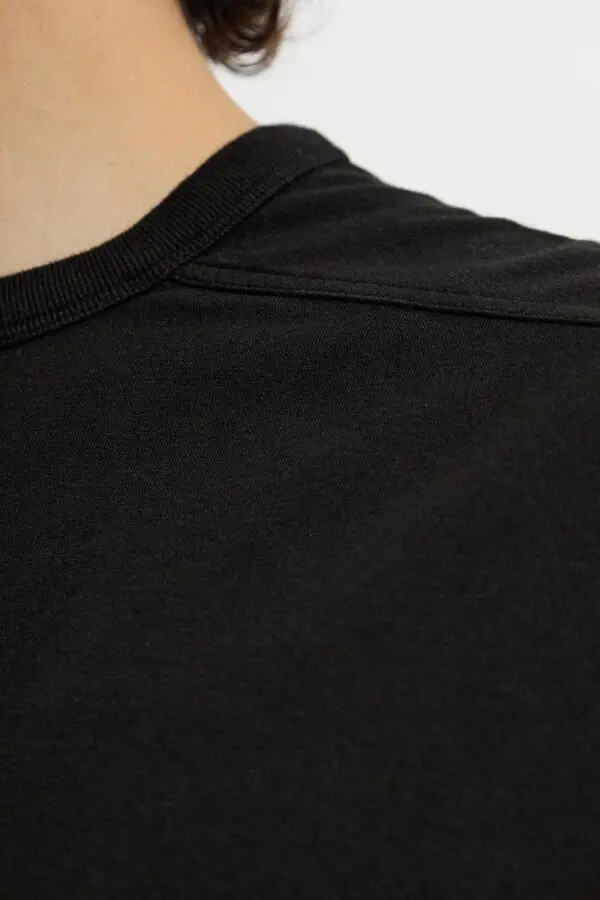 Rick Owens T-shirt With A Decorative Stripe