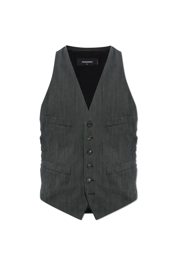 Dsquared2 Vest Made From Mixed Materials
