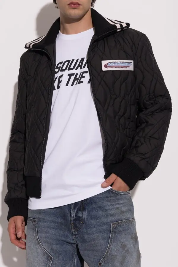 Dsquared2 Jacket With Logo Patch