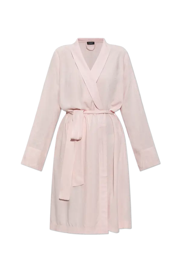 Emporio Armani Floral-patterned Robe - Pink