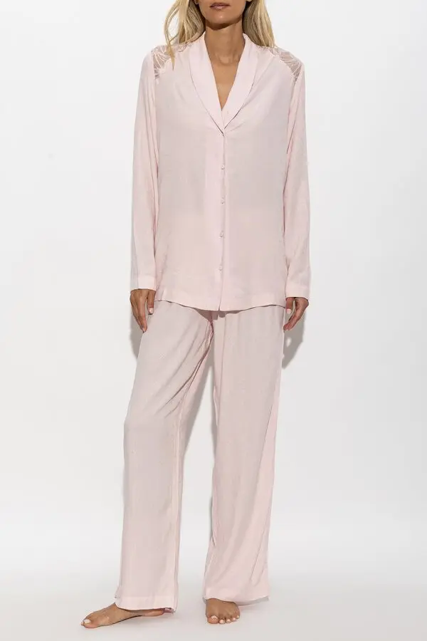 Emporio Armani Two-piece Floral Pyjamas