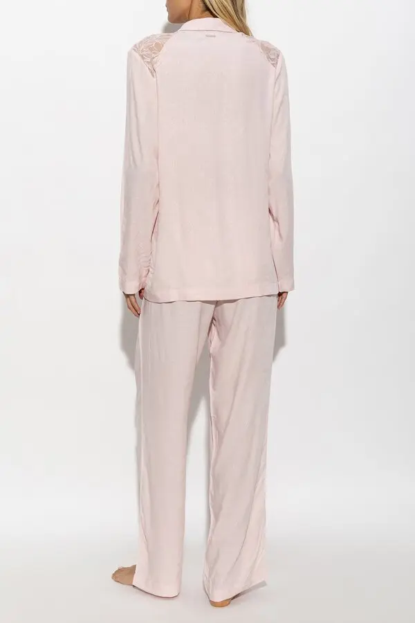 Emporio Armani Two-piece Floral Pyjamas