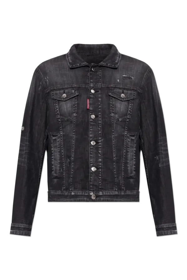 Dsquared2 Denim Jacket With A Vintage Effect