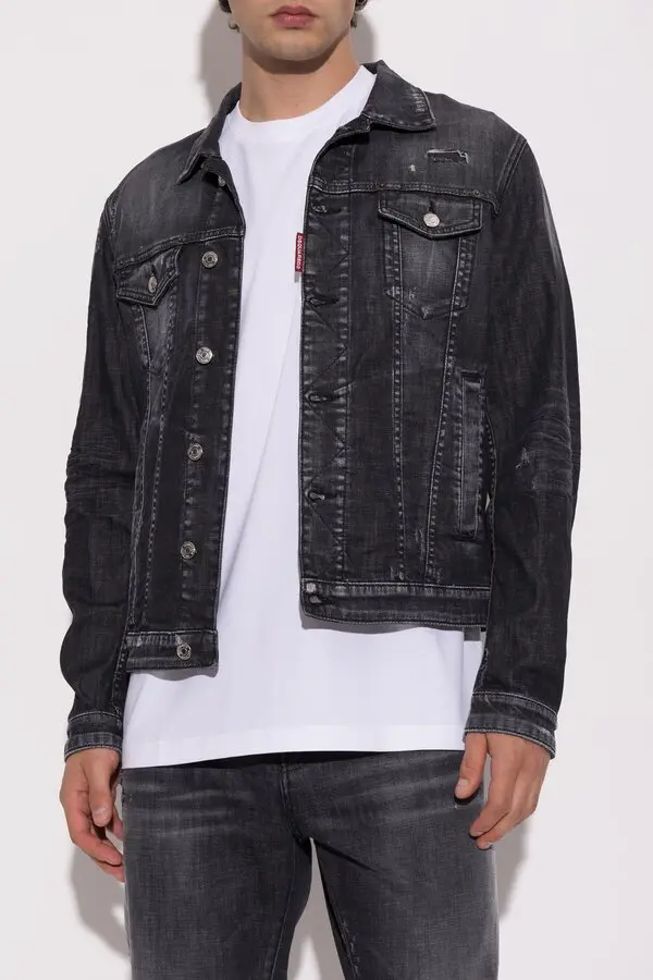 Dsquared2 Denim Jacket With A Vintage Effect