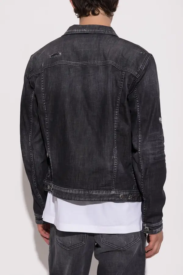 Dsquared2 Denim Jacket With A Vintage Effect