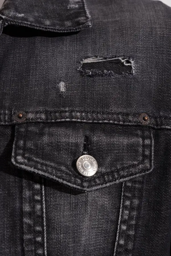 Dsquared2 Denim Jacket With A Vintage Effect