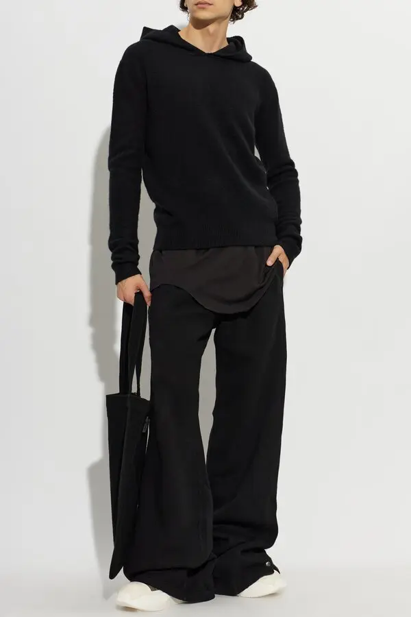 Rick Owens Cashmere Hoodie Sweater