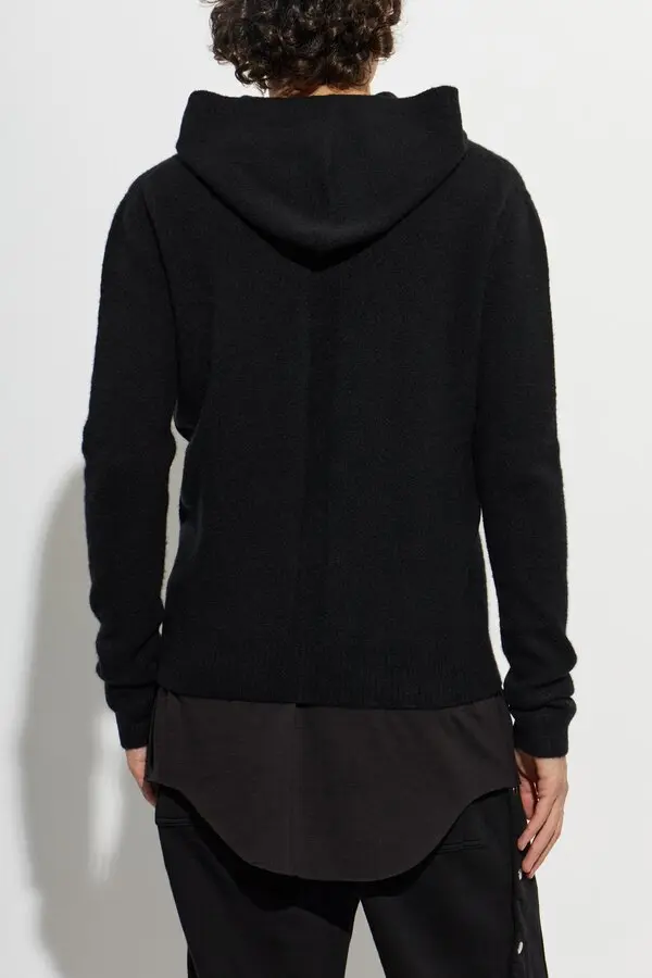 Rick Owens Cashmere Hoodie Sweater