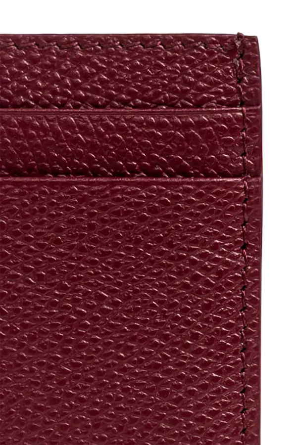 Valentino Garavani Leather Card Holder With Logo