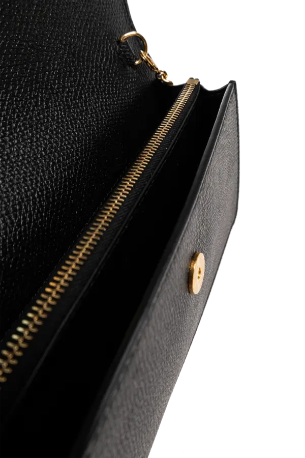 Valentino Garavani Leather Wallet With Chain