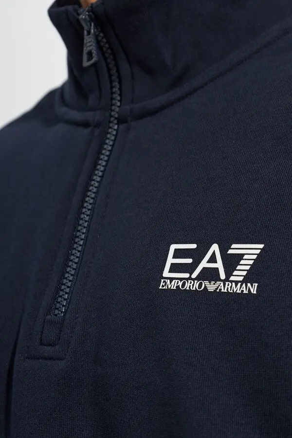 EA7 Sweatshirt With Stand-up Collar