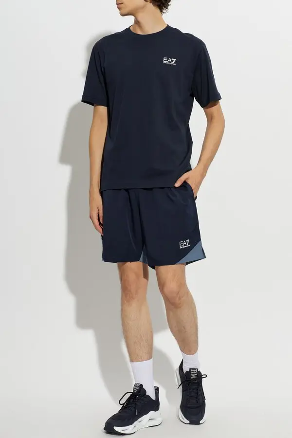 EA7 Shorts With Printed Logo