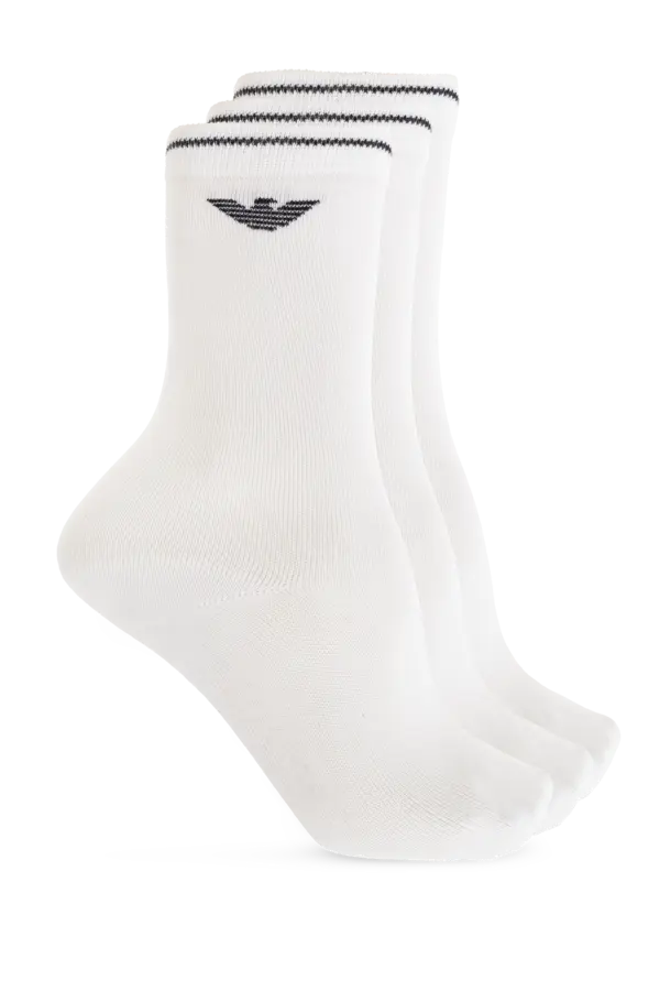 Emporio Armani 3-pack Of Socks With Logo