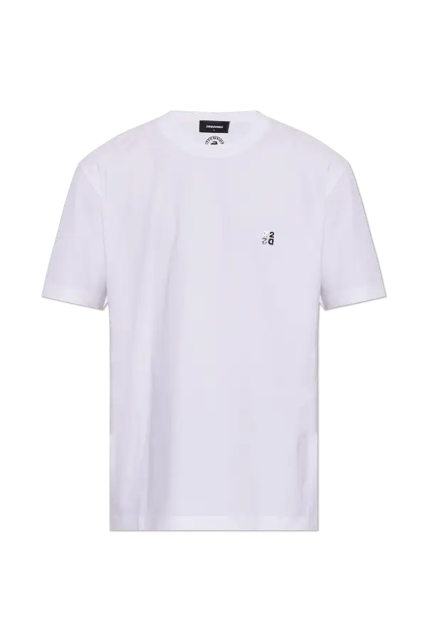Dsquared2 T-shirt With Logo Appliqu