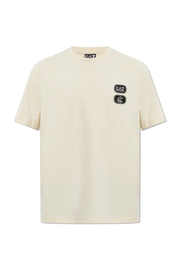 EA7 T-shirt With Patches And Print