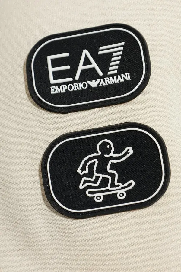 EA7 T-shirt With Patches And Print