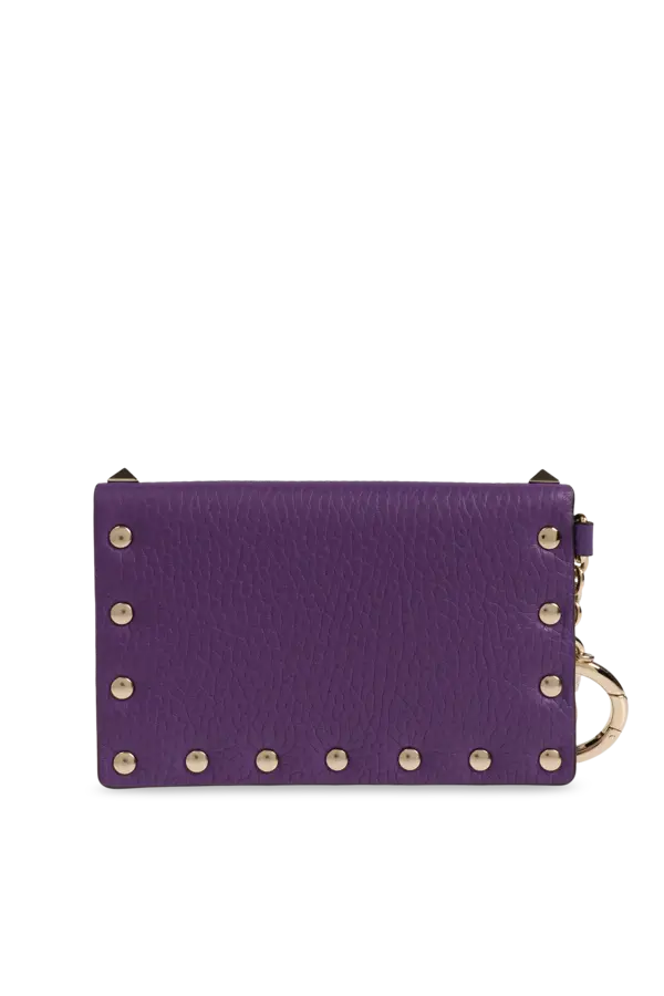 Valentino Garavani Leather Pouch With Keychain