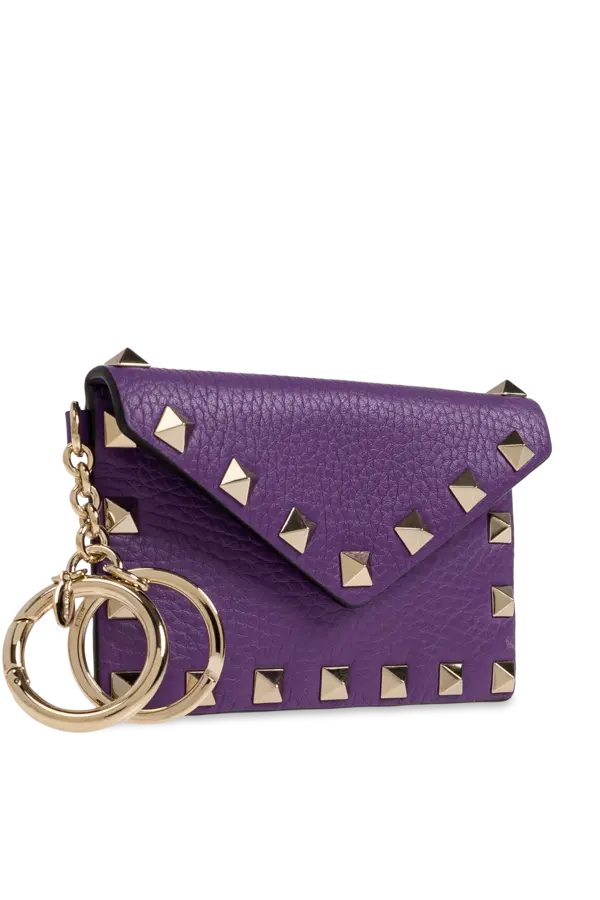 Valentino Garavani Leather Pouch With Keychain