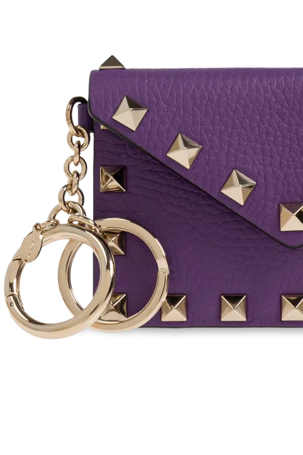 Valentino Garavani Leather Pouch With Keychain