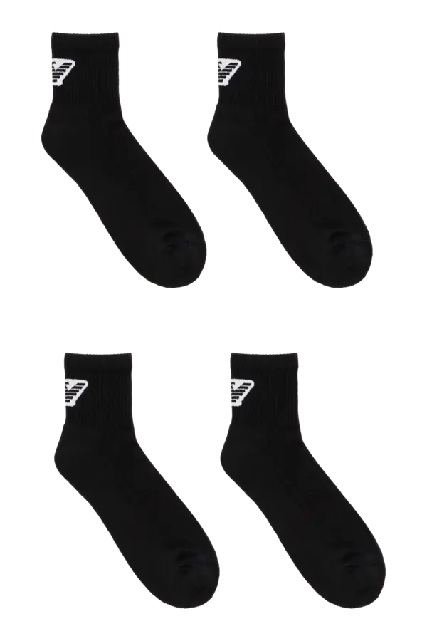 Emporio Armani Two-pack Of Socks With Logo