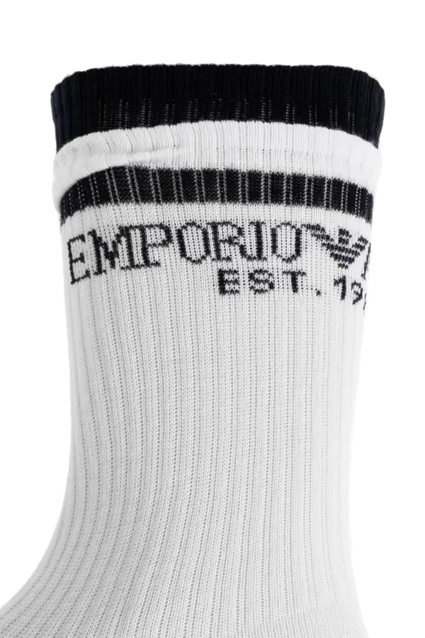 Emporio Armani Two-pack Of Socks With Logo