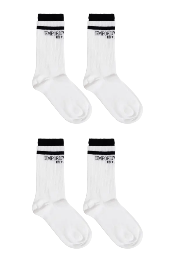 Emporio Armani Two-pack Of Socks With Logo