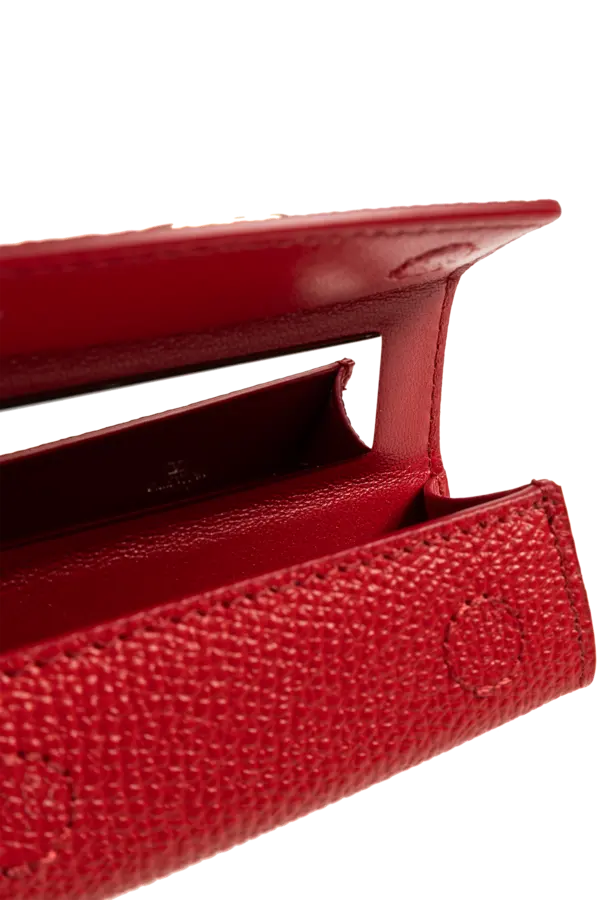 Valentino Garavani Leather Lipstick Case