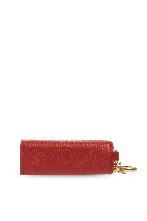 Valentino Garavani Leather Lipstick Case - Red