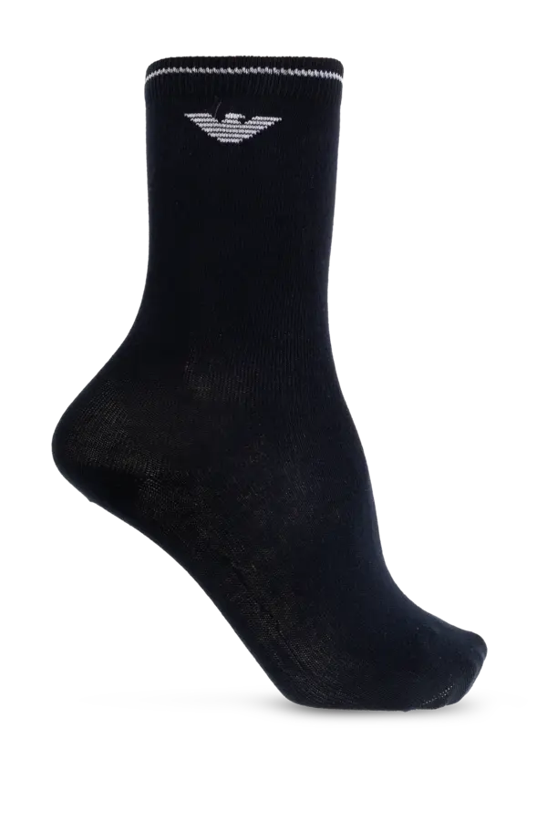 Emporio Armani Three-pack Of Socks With Logo