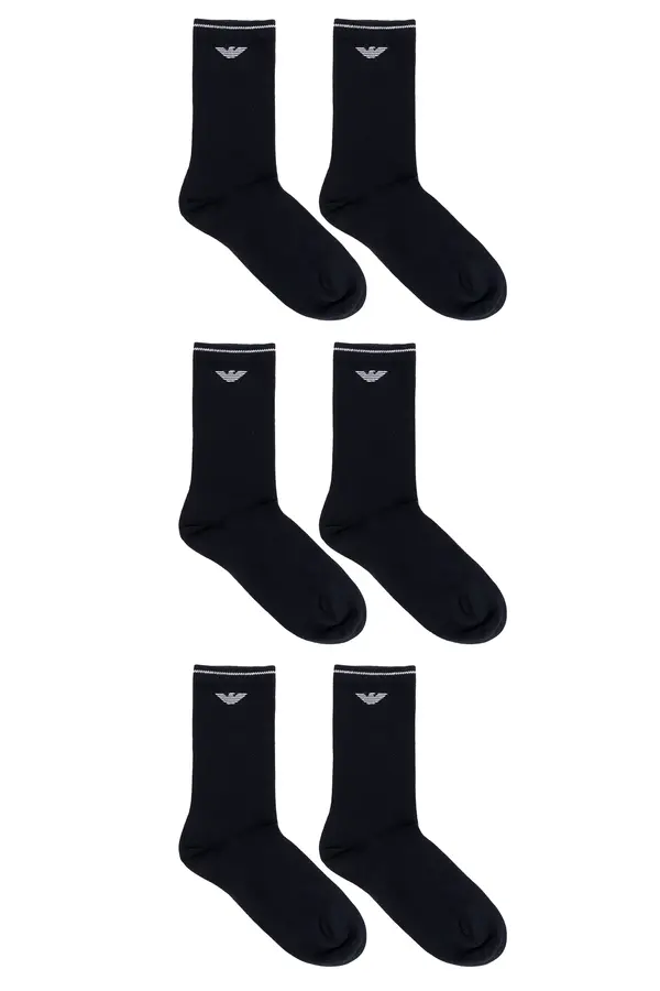Emporio Armani Three-pack Of Socks With Logo