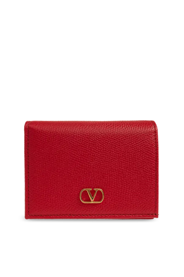 Valentino Garavani Leather Wallet With Logo
