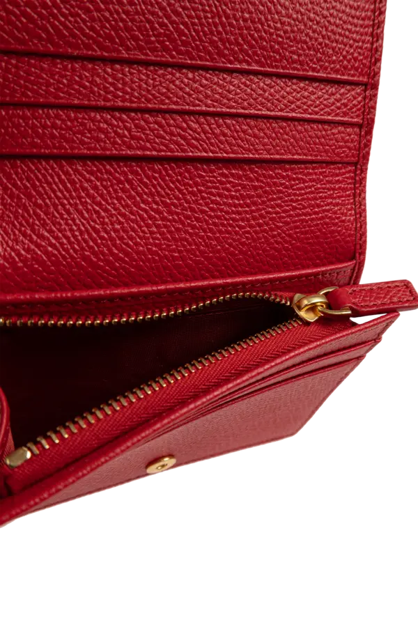 Valentino Garavani Leather Wallet With Logo