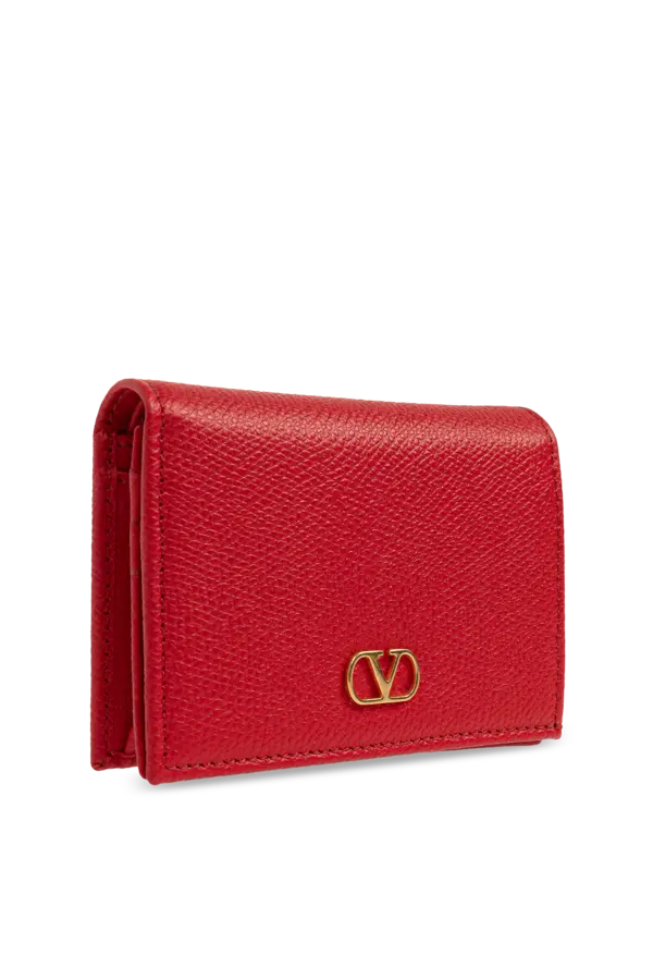 Valentino Garavani Leather Wallet With Logo