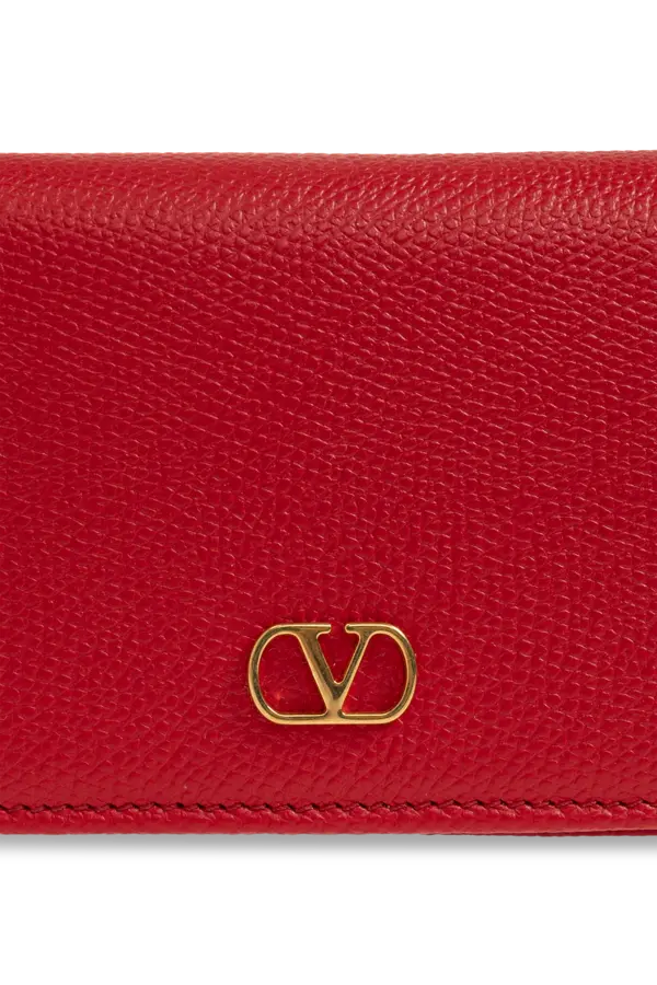 Valentino Garavani Leather Wallet With Logo