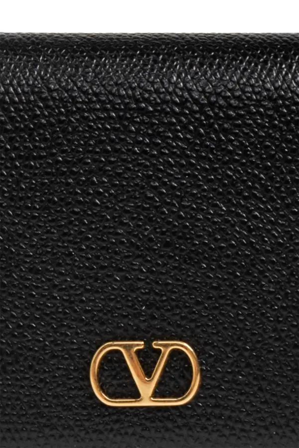 Valentino Garavani Leather Wallet With Logo