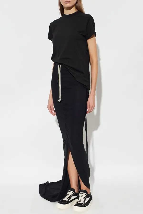 Rick Owens T-shirt With Decorative Stripe