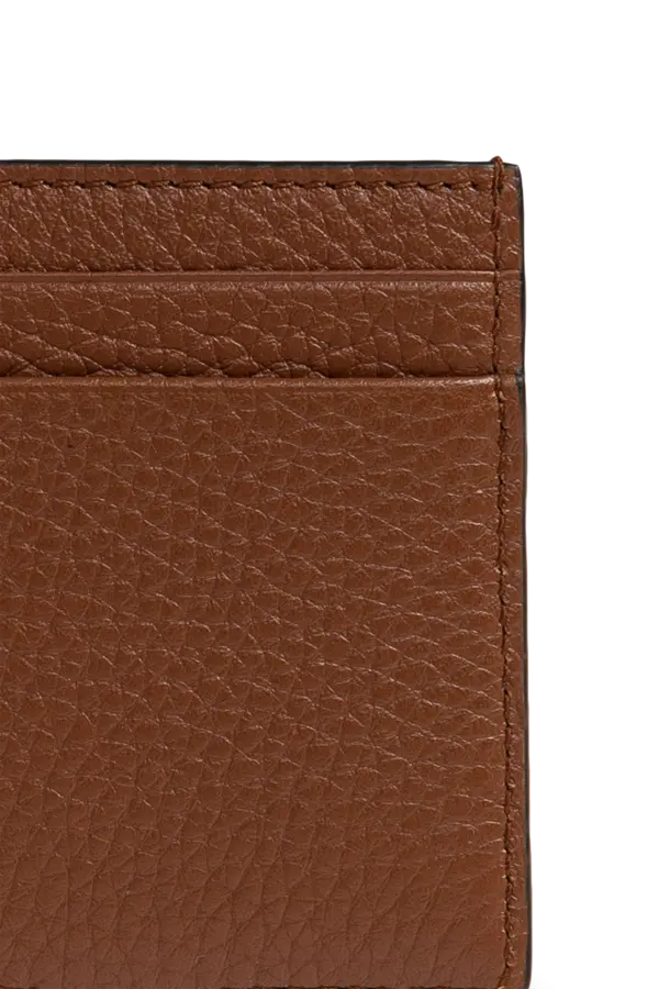 Valentino Garavani Leather Cardholder With Studs