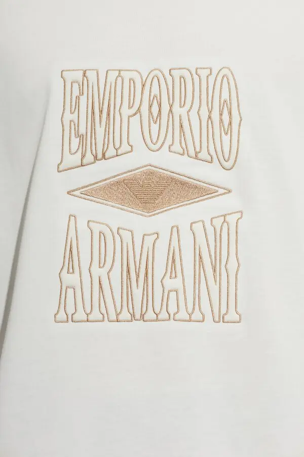 Emporio Armani T-shirt With Embroidered Logo