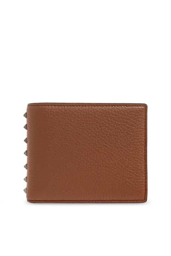 Valentino Garavani Leather Wallet With Studs
