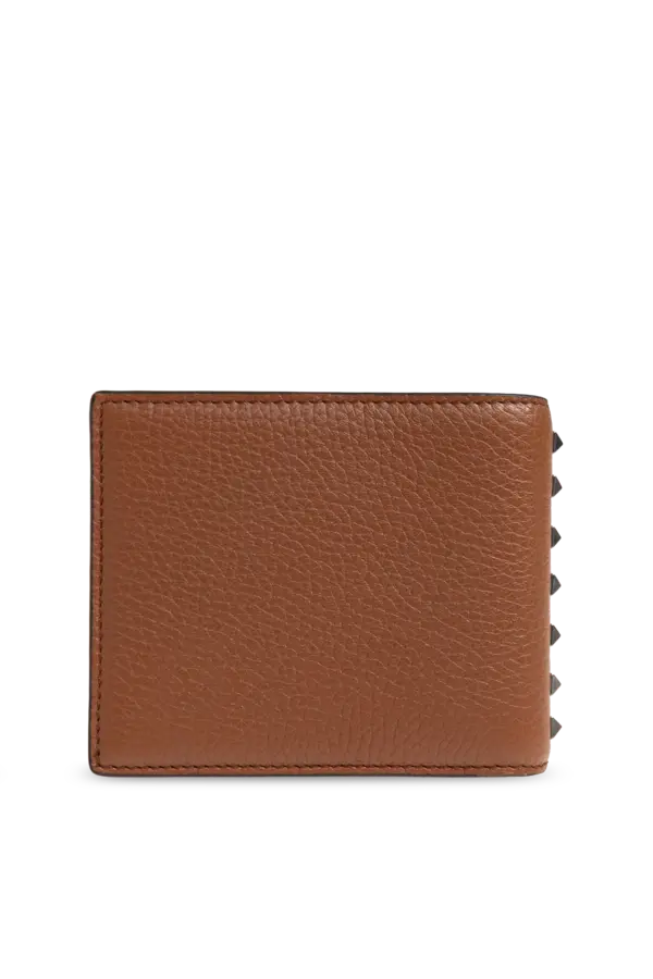 Valentino Garavani Leather Wallet With Studs