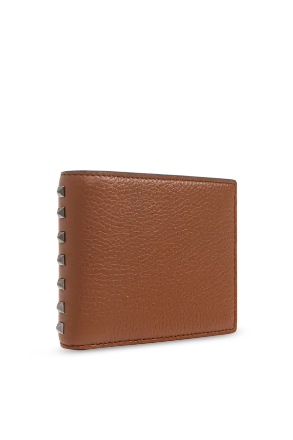 Valentino Garavani Leather Wallet With Studs