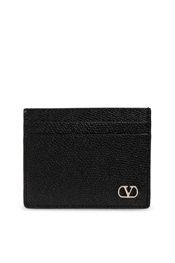 Valentino Garavani Leather Cardholder With Logo