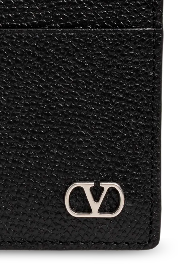 Valentino Garavani Leather Cardholder With Logo