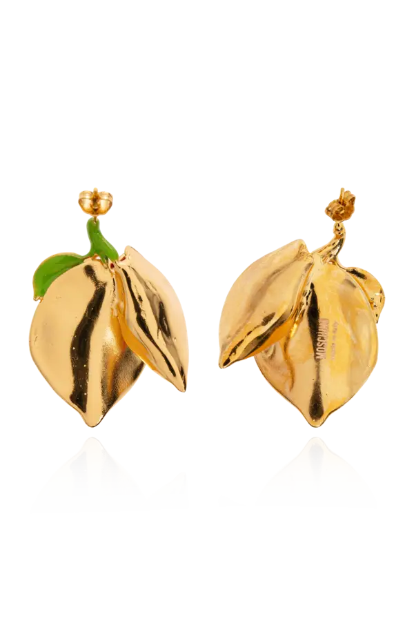 Moschino Brass Earrings