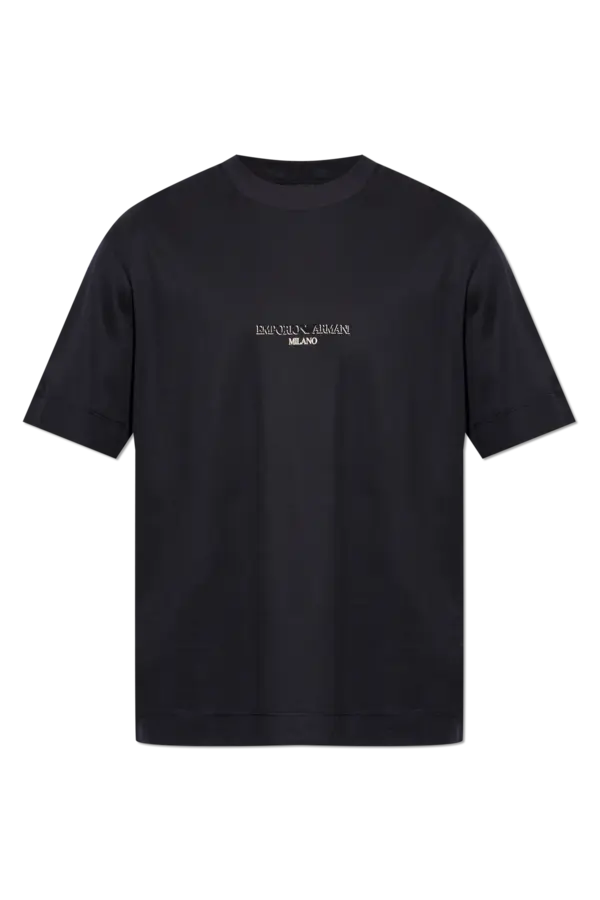 Emporio Armani T-shirt With A Raised Logo