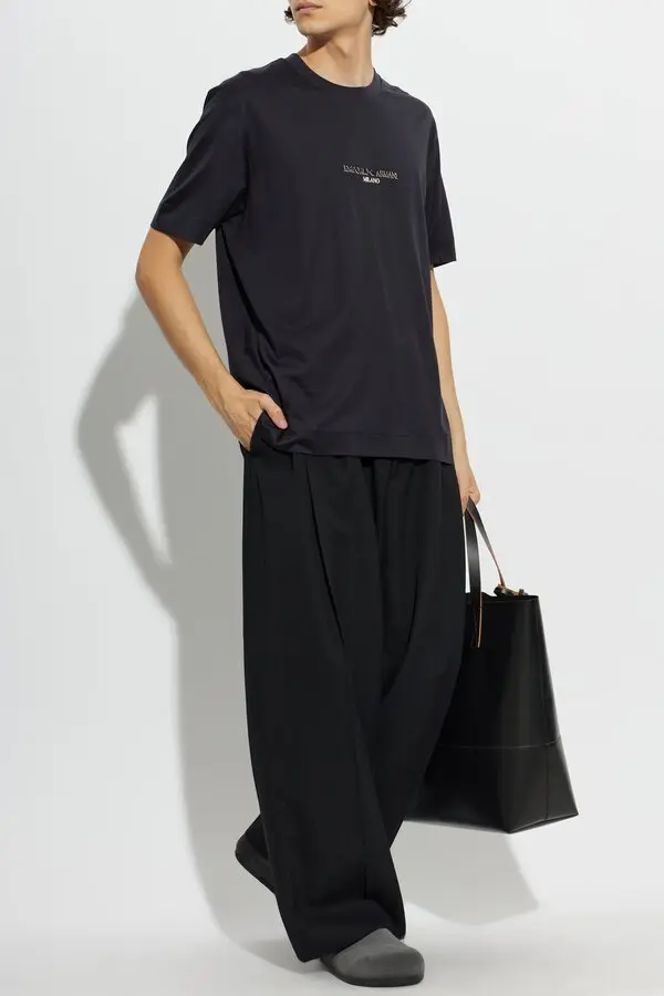 Emporio Armani T-shirt With A Raised Logo